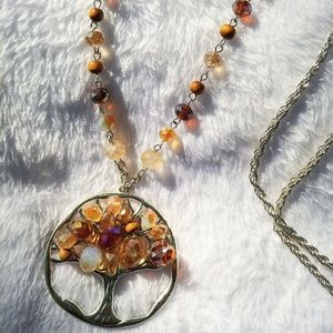 Jewelry | Tree Of Life Rope Chain Statement Necklace | Poshmark